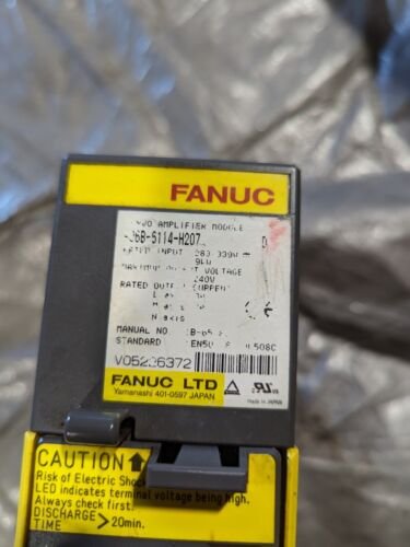 Fanuc A06B-6114-H207 Servo Amplifier Module - Uptime Machines