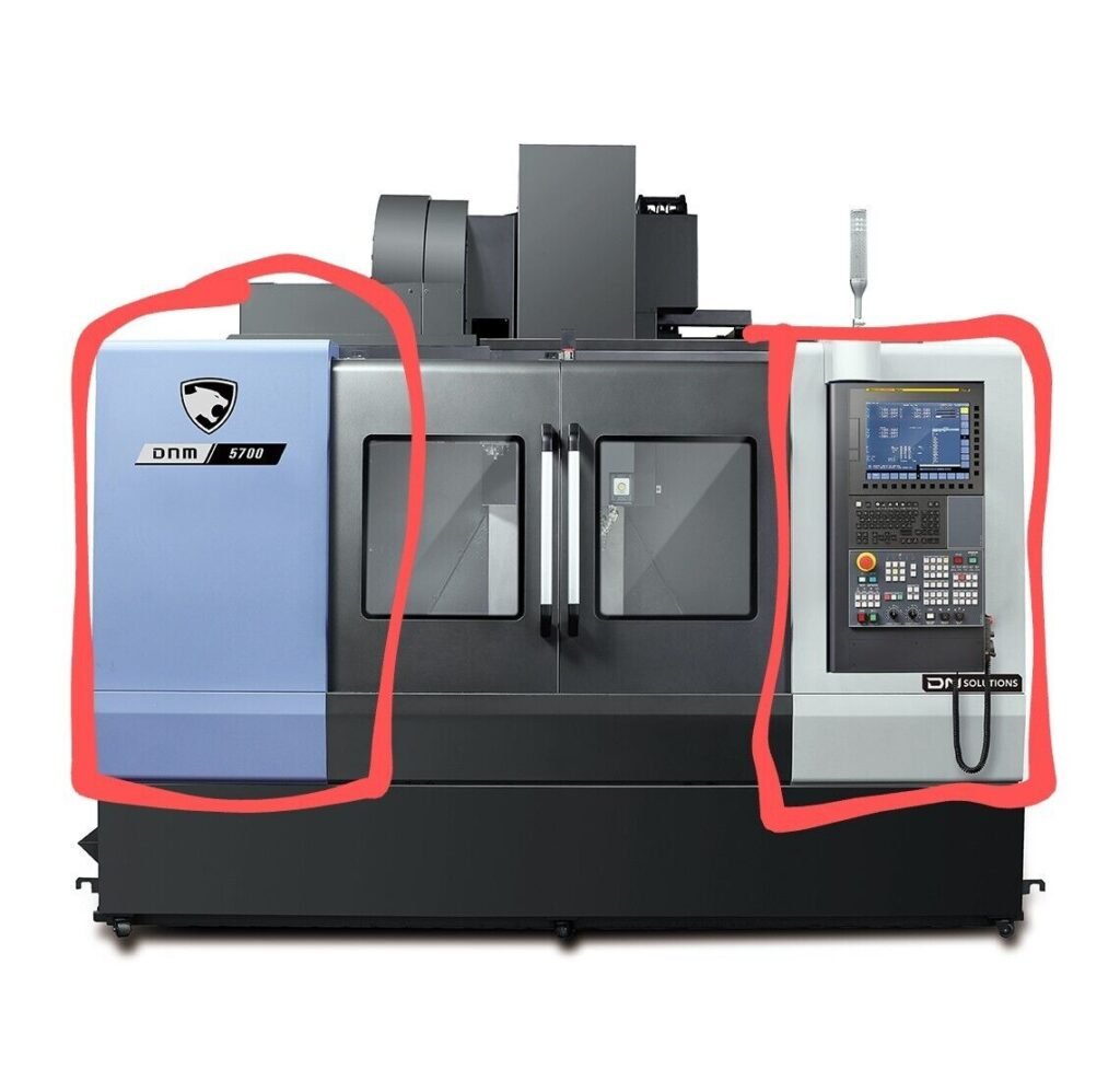 2020 Doosan DNM 5700 Vmc Front Sheet Metal Corner – Uptime Machines