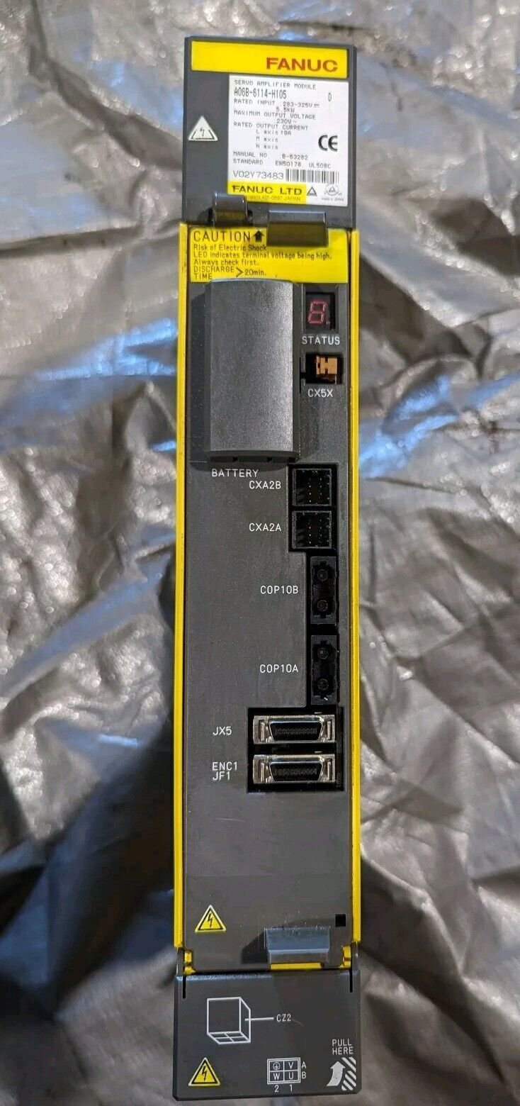 🇺🇸Fanuc A06B-6114-H105 Servo Amplifier Module A06B6114H105 – Uptime Machines